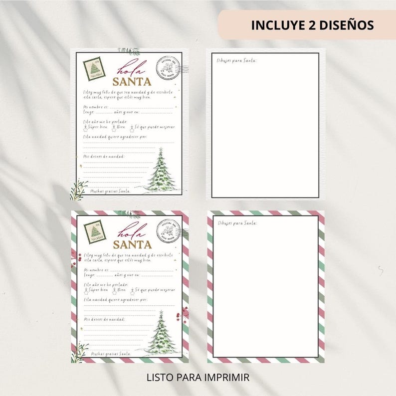 Carta a Santa Claus, Actividades Navideñas Para Niños, Papá Noél ...