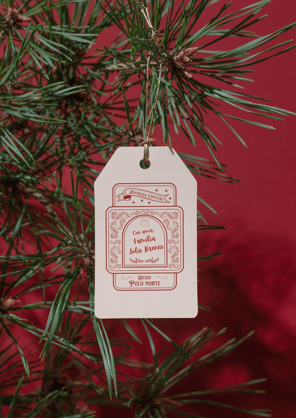 Etiquetas De Regalo Navidad, Spanish Gift Tag Printables, Christmas ...