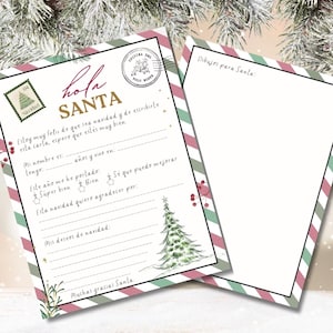 Carta a Santa Claus, Actividades Navideñas Para Niños, Papá Noél ...