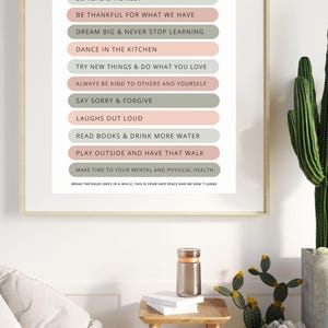 Family Rules Sign, Printable House Rules Sign, Housewarming Printable ...