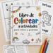 Spanish Activity Book 100 Coloring Pages, Toddler, Libros De Colorear ...