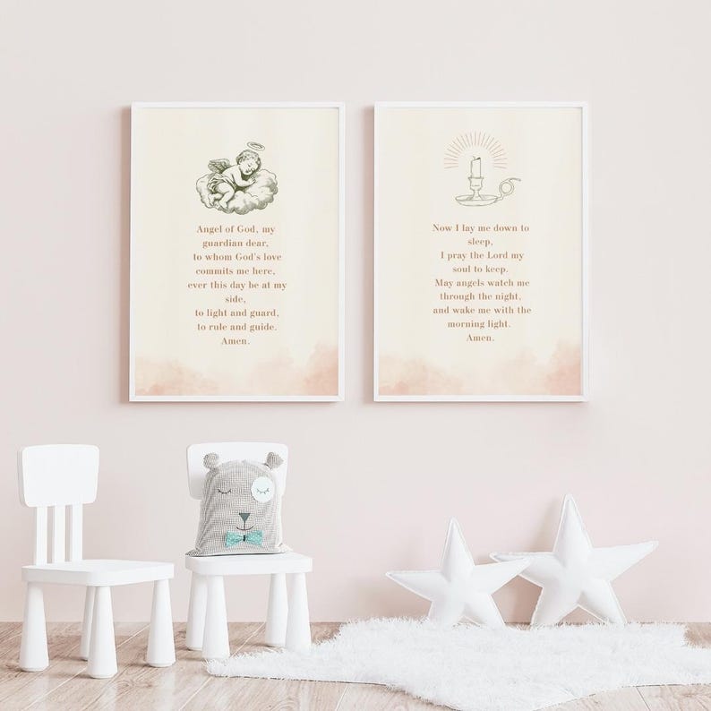 Bible Study Guide, Printable Catholic Prayer Poster Wall Art, Oración ...
