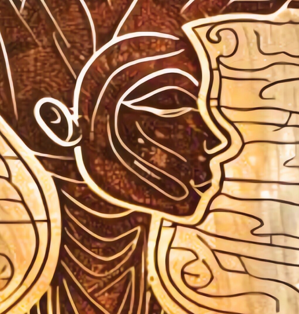Mother Earth Goddess Art Print, Gaia Goddess, Altar Goddess Poster ...