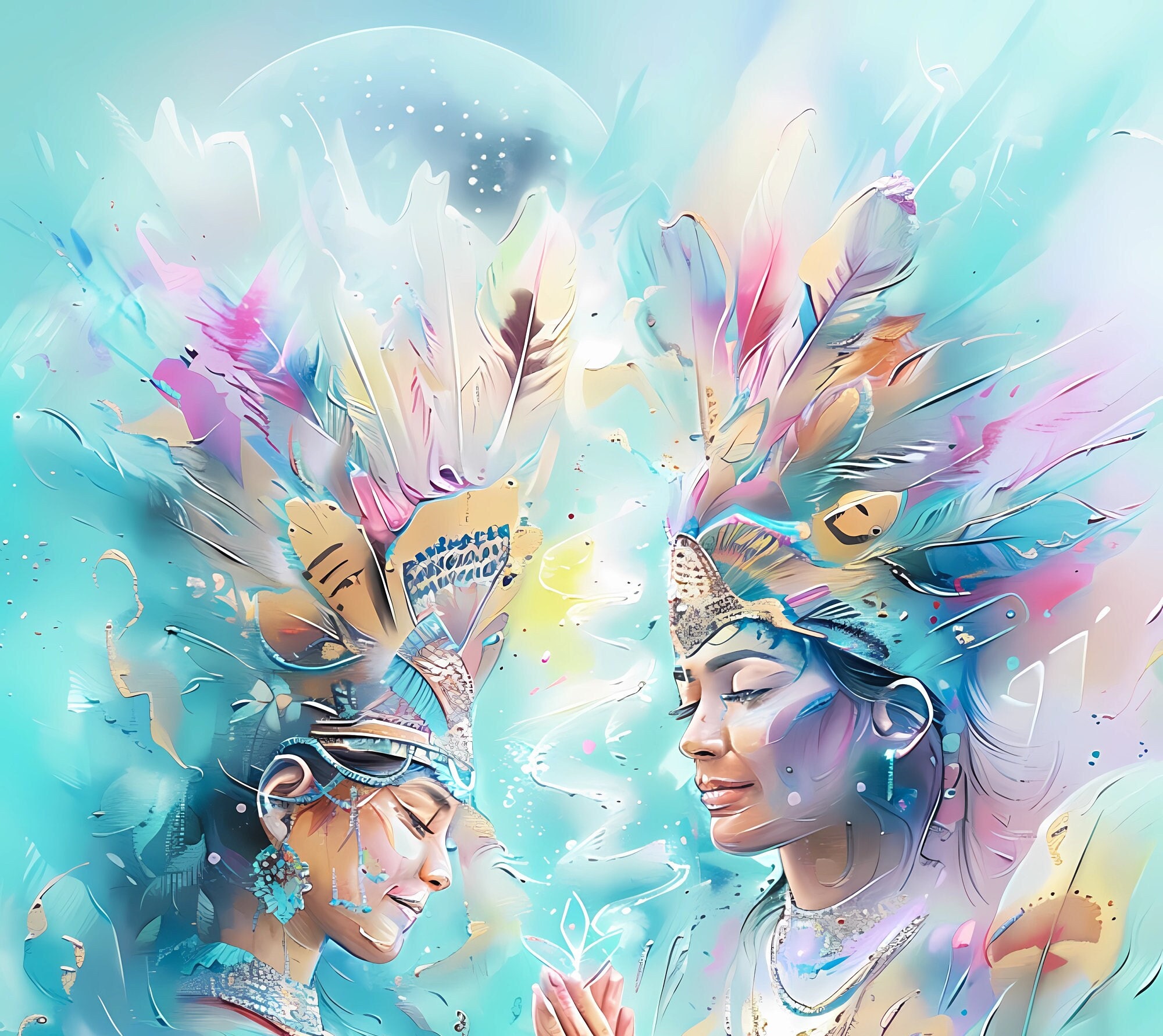 Aztec Goddess Art Print- Altar Goddess Poster, Awakened Goddess Wall ...