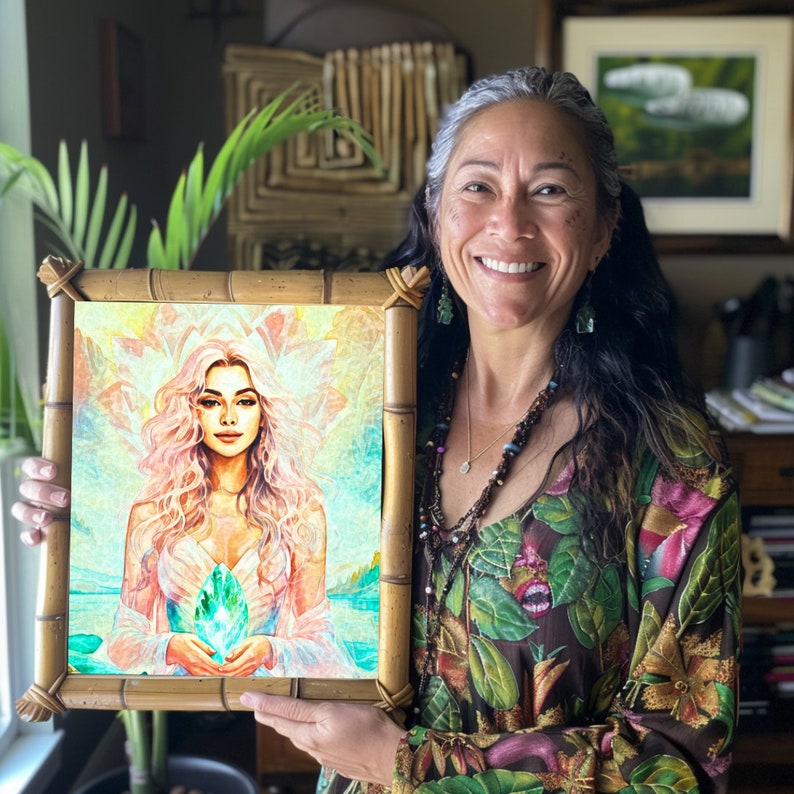 Goddess Freya Art Print, Freya Painting, Divine Goddess of Love ...