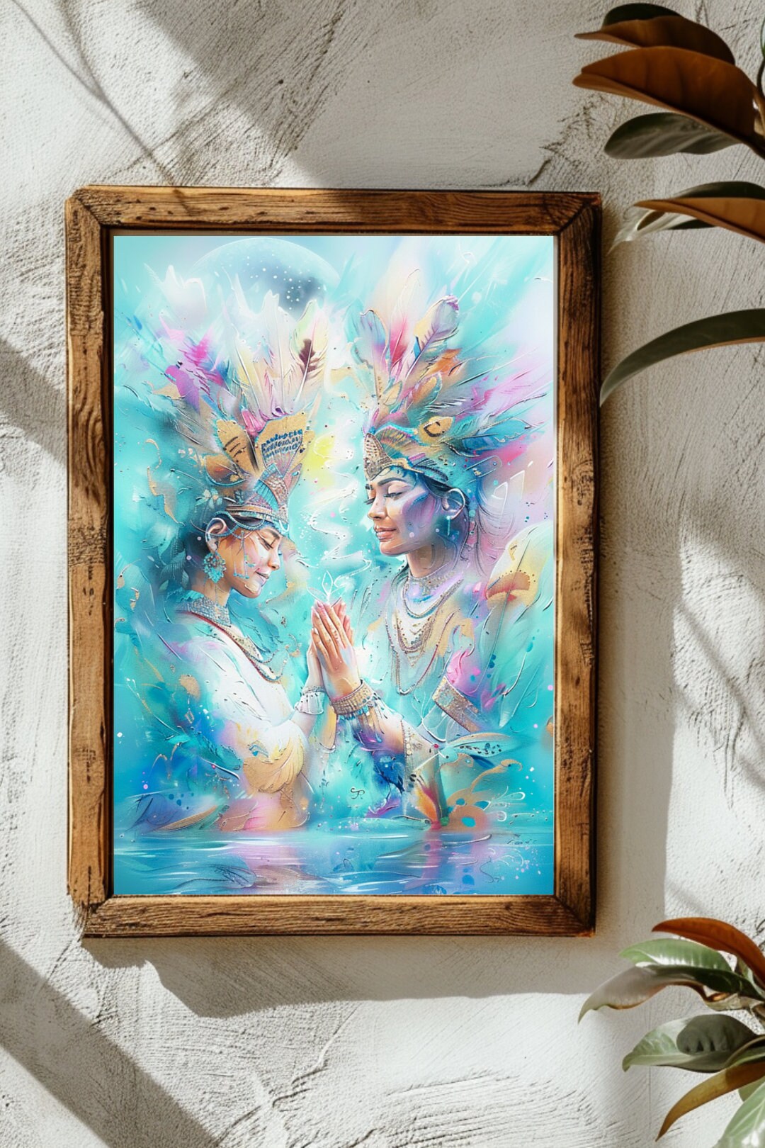 Aztec Goddess Art Print- Altar Goddess Poster, Awakened Goddess Wall ...