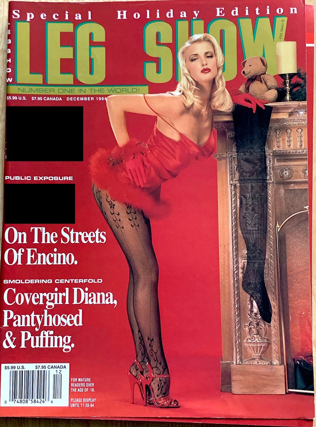 LEG SHOW Magazine December 1994 US Edition Etsy leg-show-magazine-december-1994-us-edition-etsy
