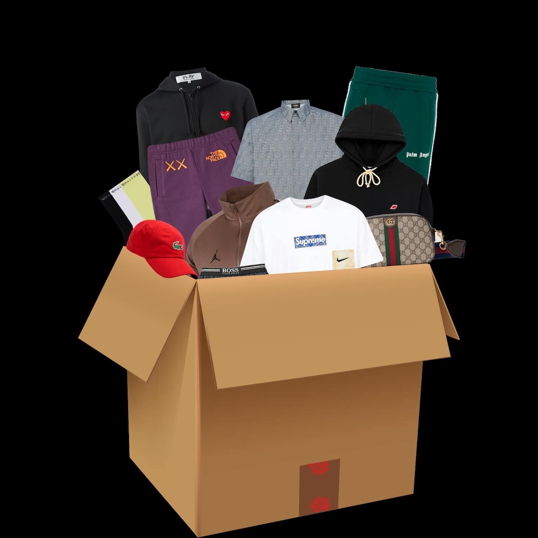 Gold Hype Mystery Box Clothing and Accessories Mystery Clothing Box ...
