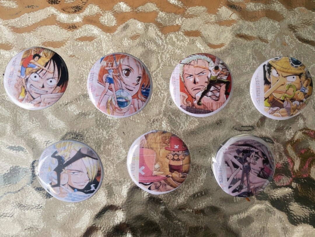 One Piece Pin Set 1in 25cm Pre-time Skip Early 2000's - Etsy