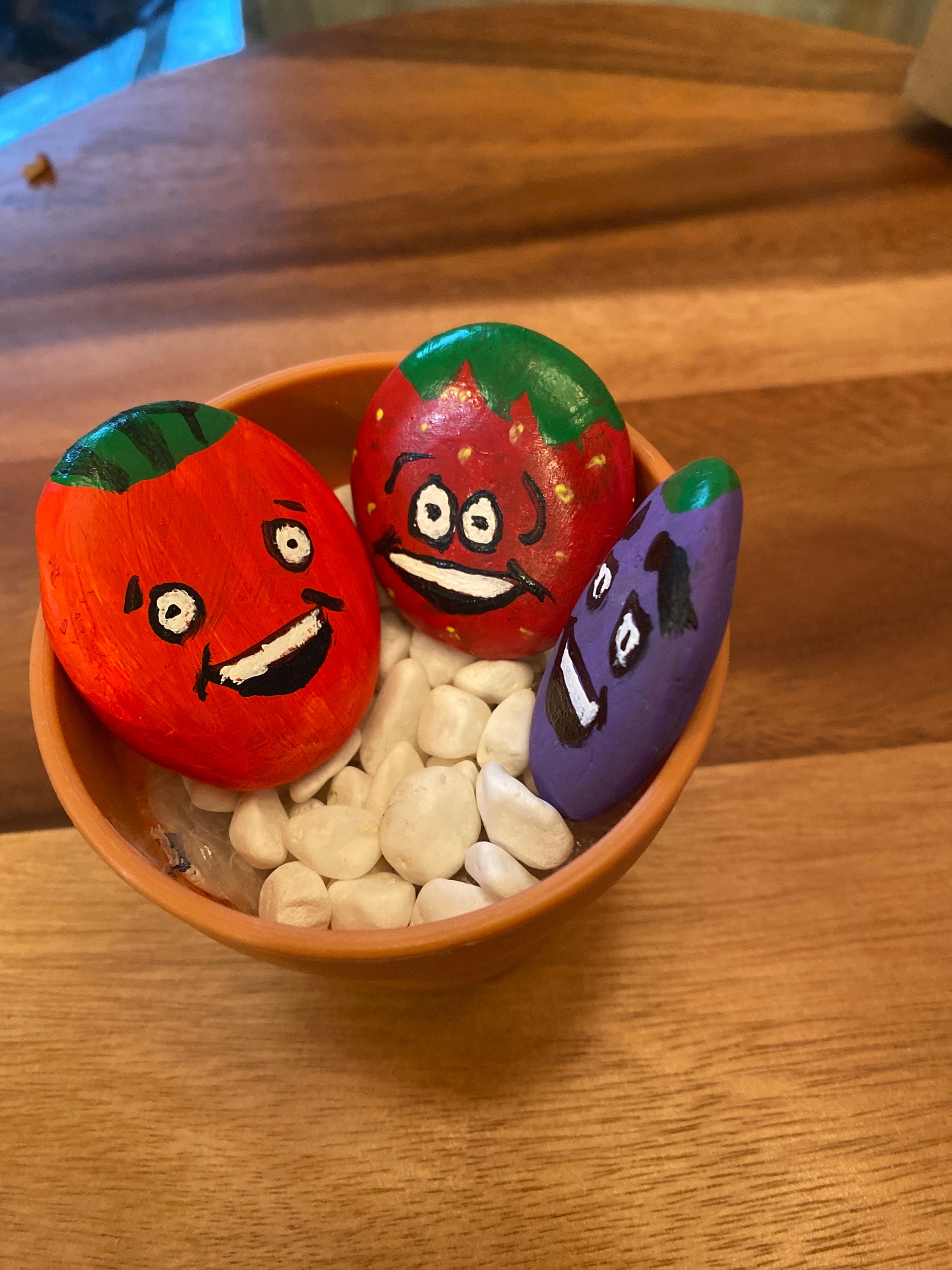 Vegetables and Fruit Rock Painting - Etsy