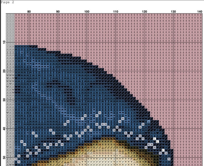 VIRGIN MARY Praying Cross Stitch Pattern DMC Colors Pdf File - Etsy