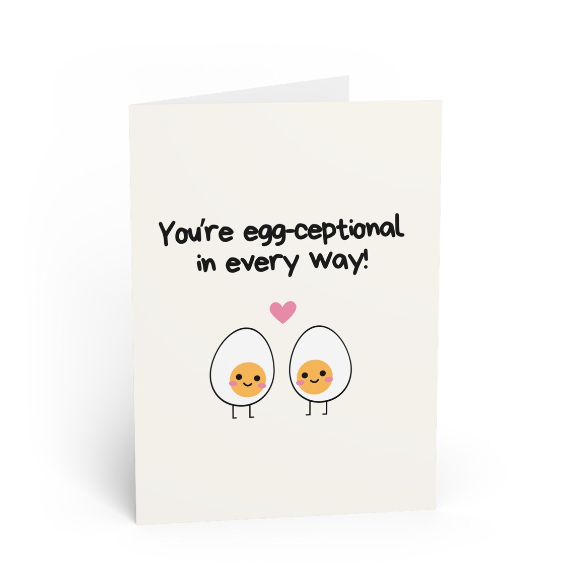Punderland Love Card You Are Egg-ceptional in Every Way Valentine's Day ...