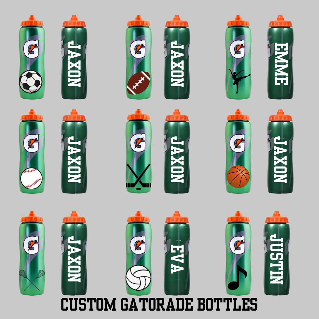 Custom/personalized Gatorade Sports Bottles - Etsy