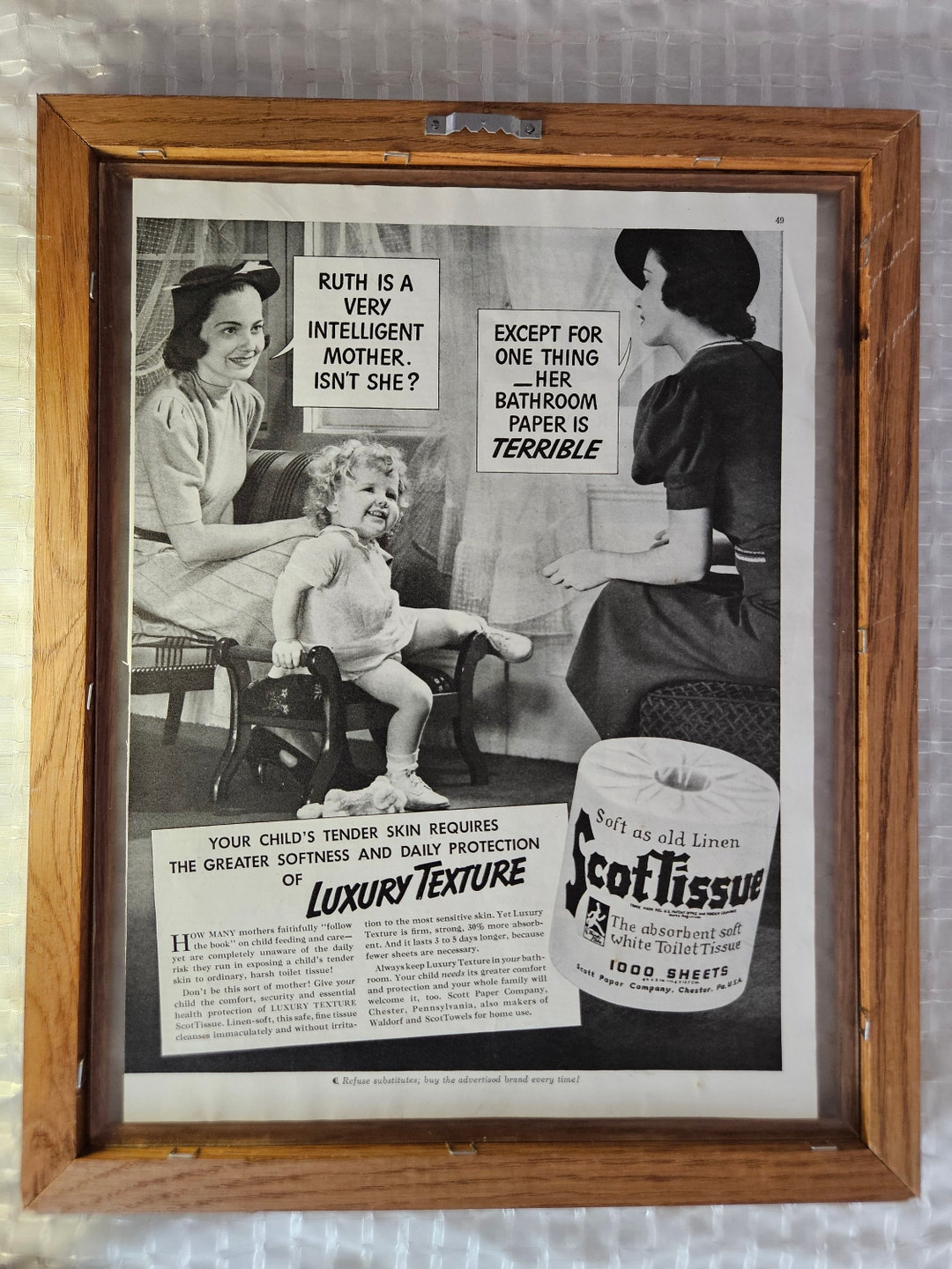 Scott's Toilet Paper & Vicks Vaporub and Va-tro-nol Print Ads From 1938 ...