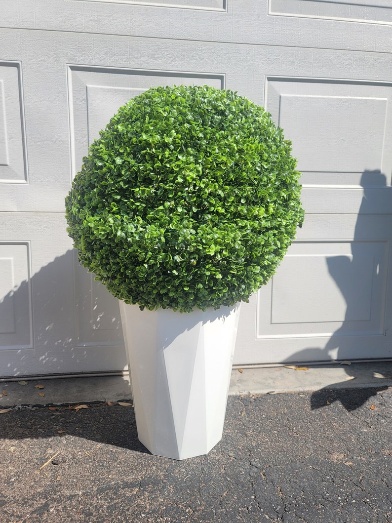 Artificial Plant Topiary Ball Boxwood Ball Wedding Decor, Green, 18 ...
