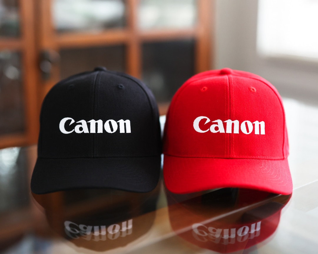 Canon Hat Embroidered Camera Baseball Cap - Etsy New Zealand