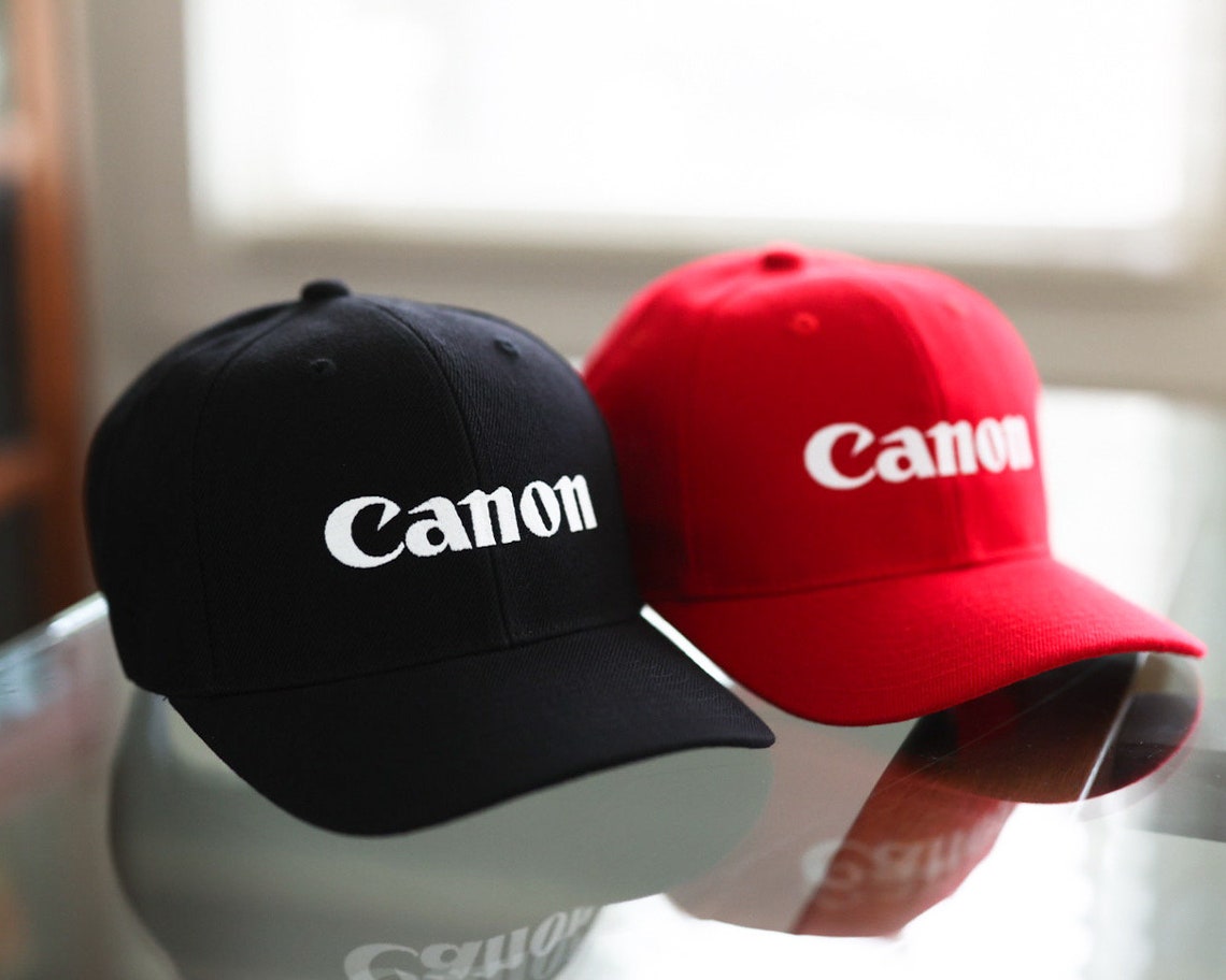 Canon Hat - Embroidered Camera Baseball Cap - Etsy