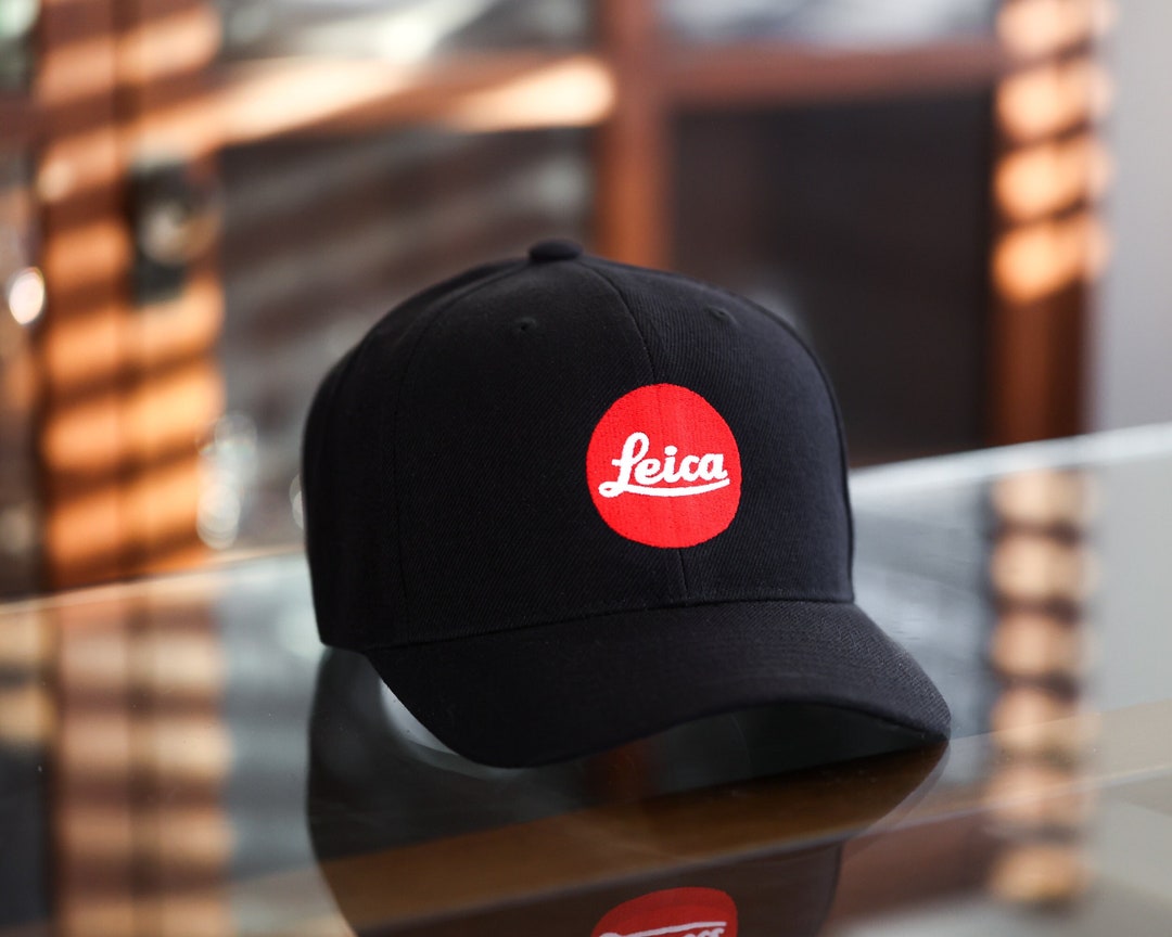 Leica Camera Hat - Red Dot Embroidered Baseball Cap - Etsy