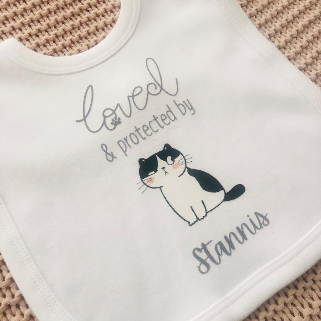 Dog Name Baby Grow, Cat Lover Baby Present, Baby Shower Gift, Birth ...