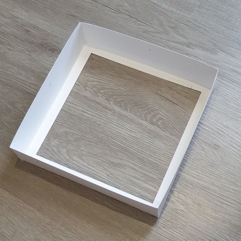 3D Frame Box, 3d Papercraft, Paper Crafts, Card Box Model, 3d Paper Svg ...