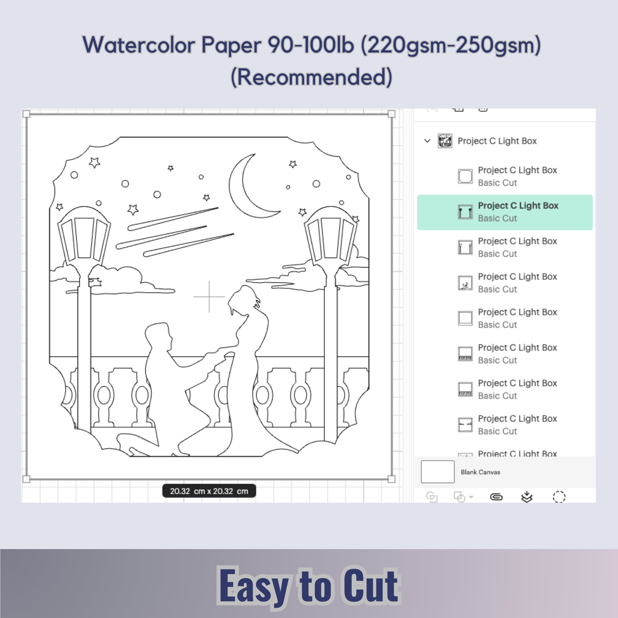 3D Light Box SVG - Paper Lantern, Shadow Box, Layered Paper Art ...