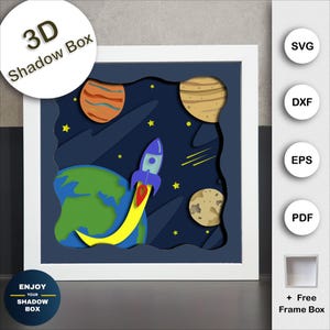 3D Frame Box, 3d Papercraft, Paper Crafts, Card Box Model, 3d Paper Svg ...