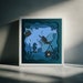 3D Shadow Box, Ocean Svg, Paper Crafts, Multilayer SVG, Card Box Model ...