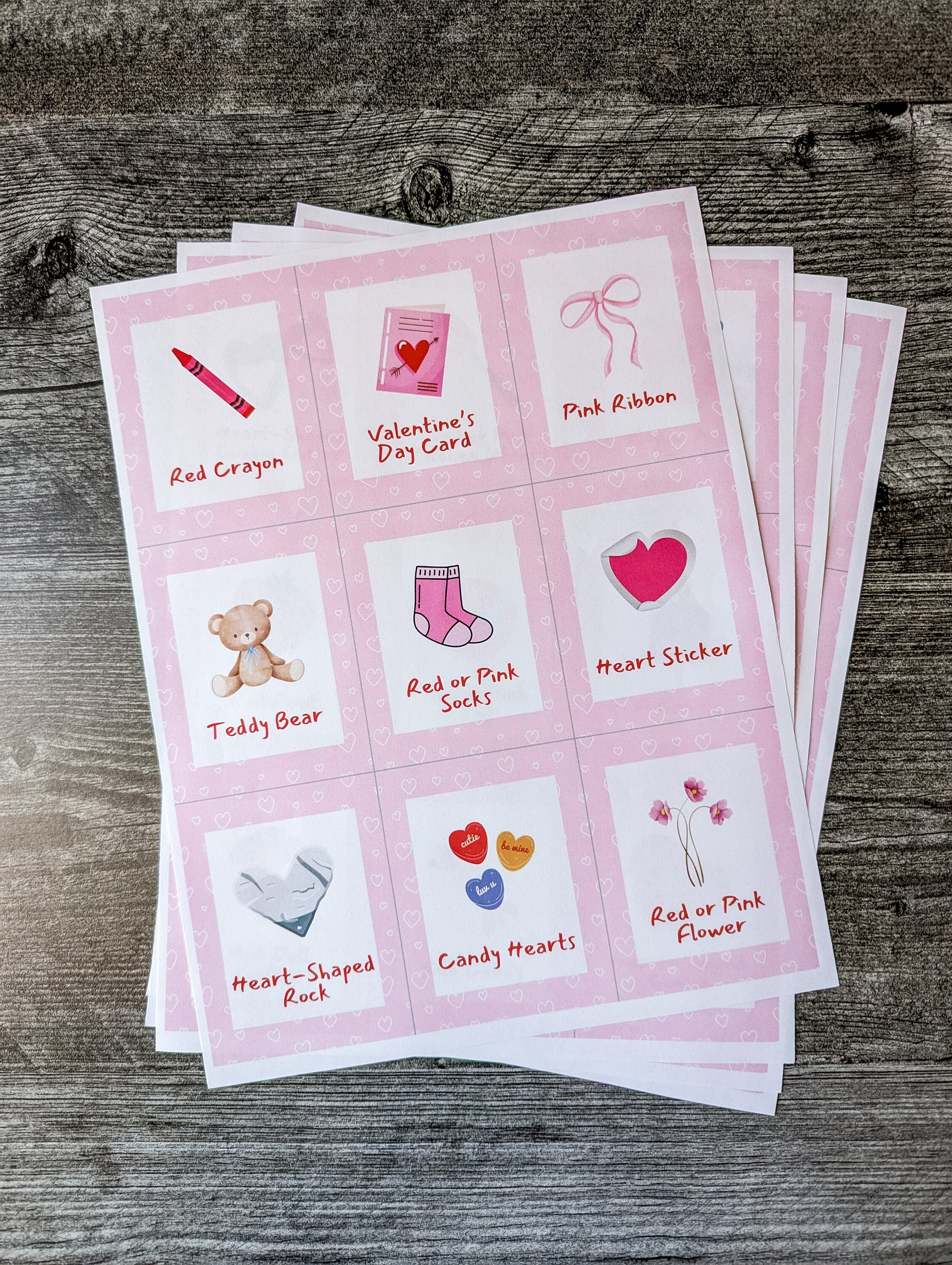 Valentines Day Scavenger Hunt for Kids PRINTABLE, Valentines Game ...