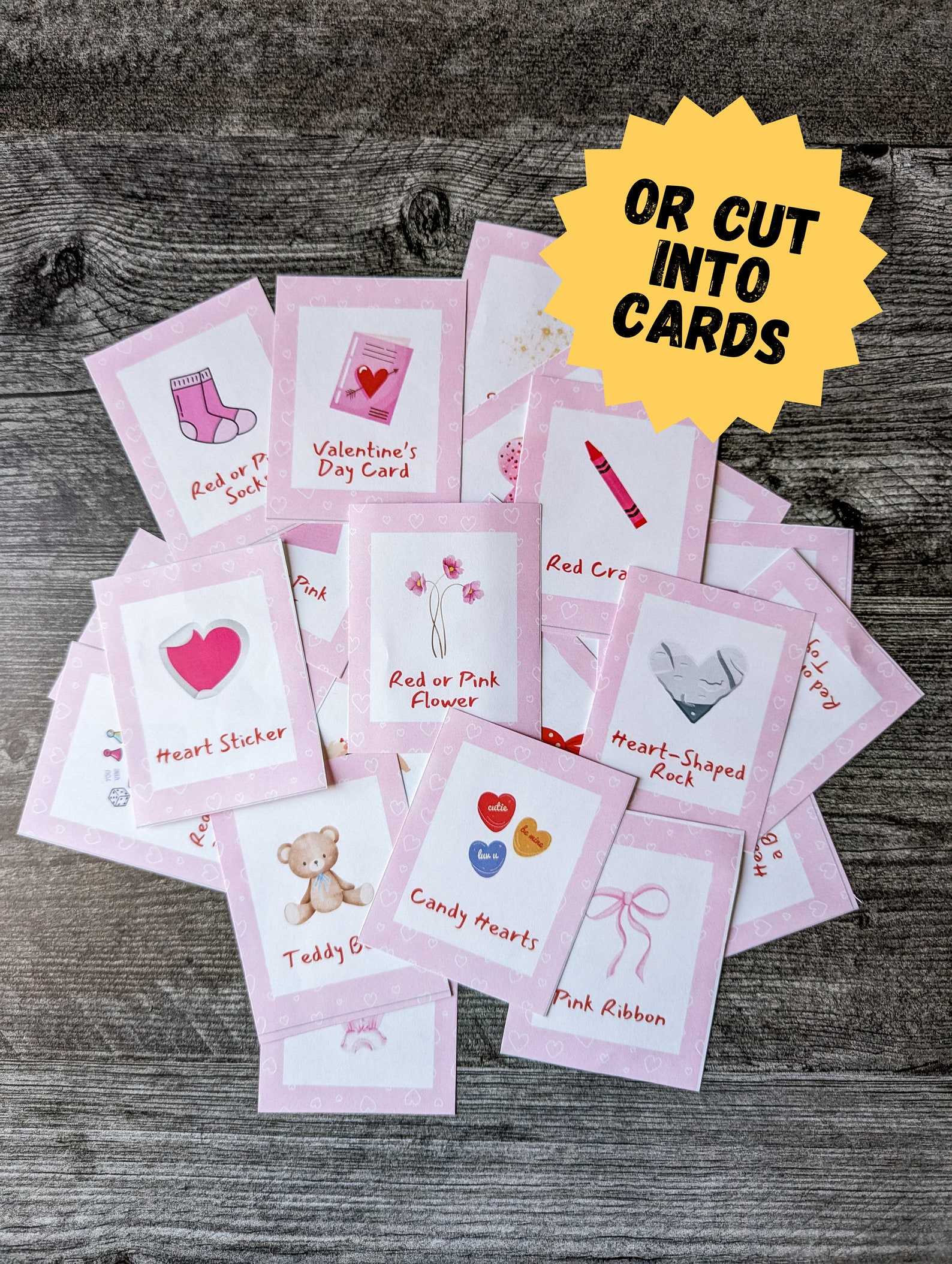 Valentines Day Scavenger Hunt for Kids PRINTABLE, Valentines Game ...
