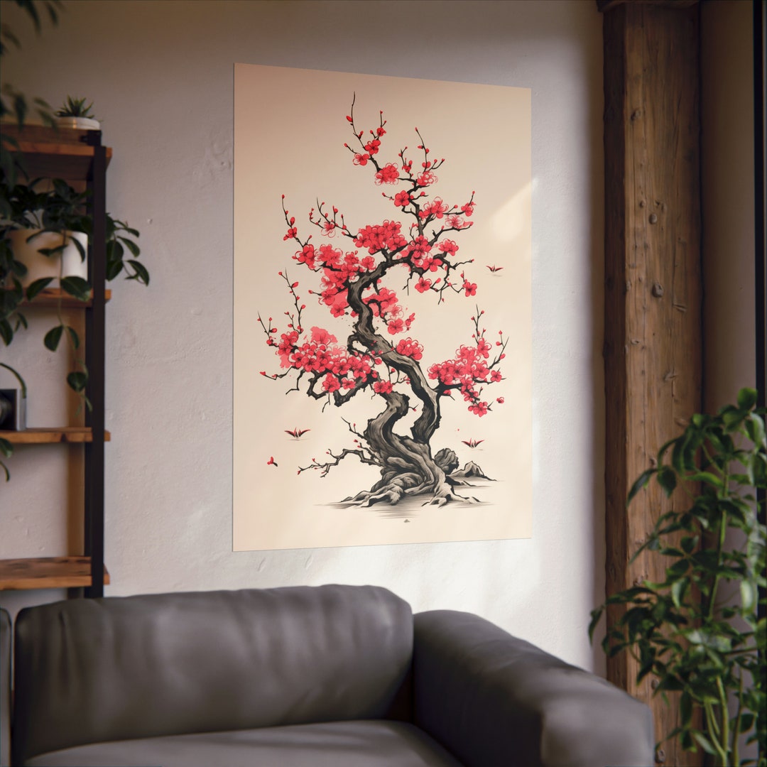 Japanese Sakura Tree, Japanese Tree, Japanese Art, Sakura Tree ...