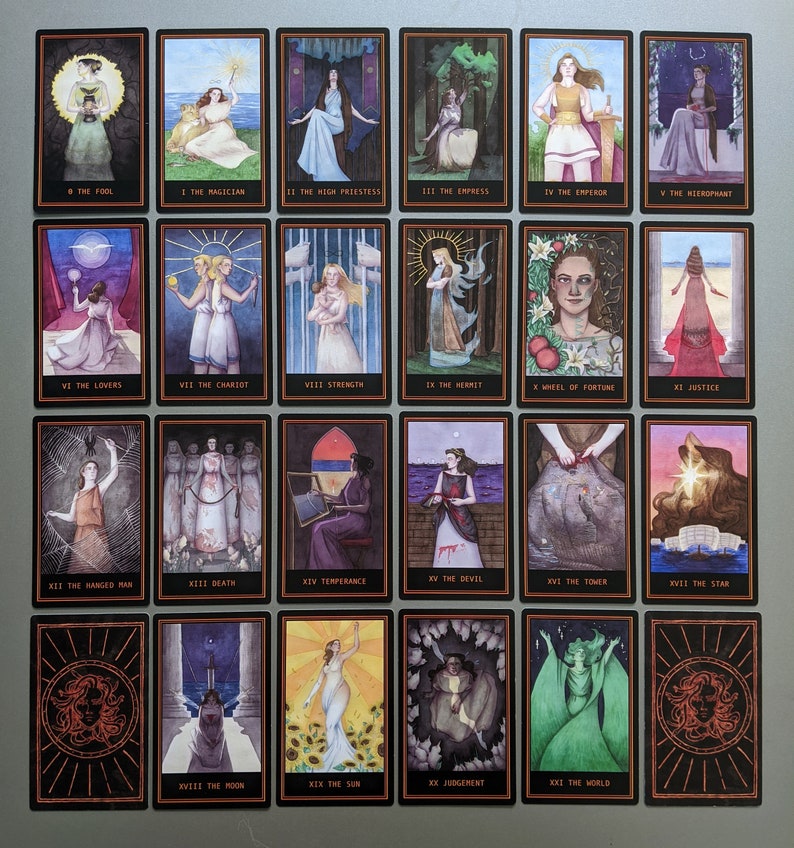 Heroides Greek Mythology Tarot Deck - Etsy