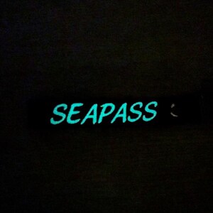 Seapass Lanyard/card Holder Embroidered - Etsy