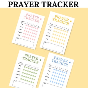 Prayer Journal Printable Template, Cute Daily Prayer Printable Planner ...