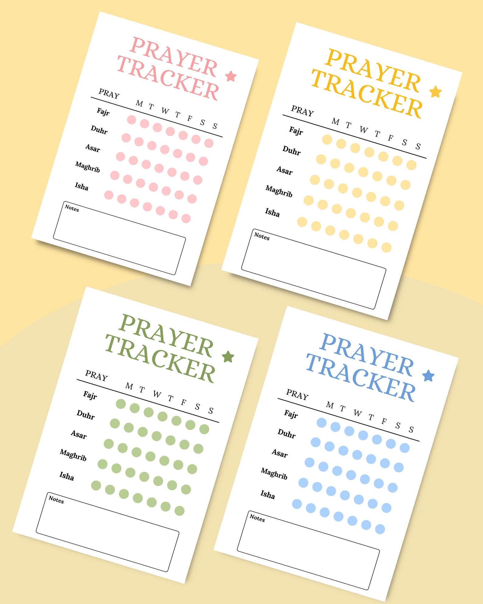Prayer Journal Printable Template, Cute Daily Prayer Printable Planner ...