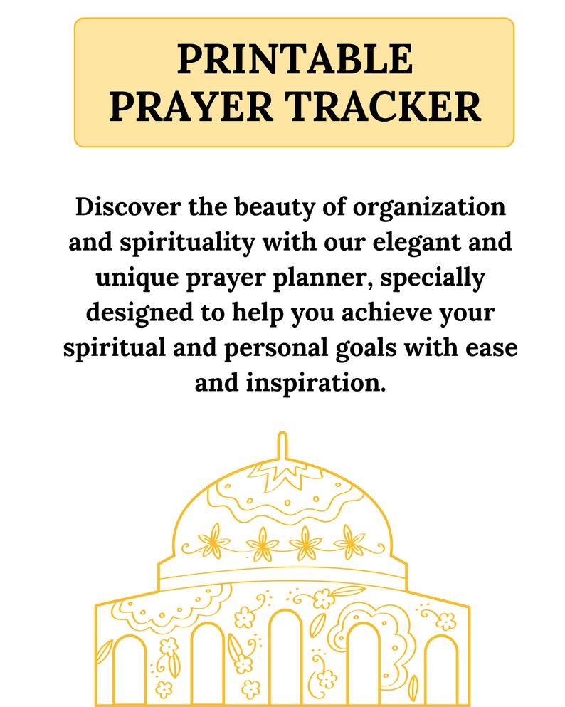 Prayer Journal Printable Template, Cute Daily Prayer Printable Planner ...