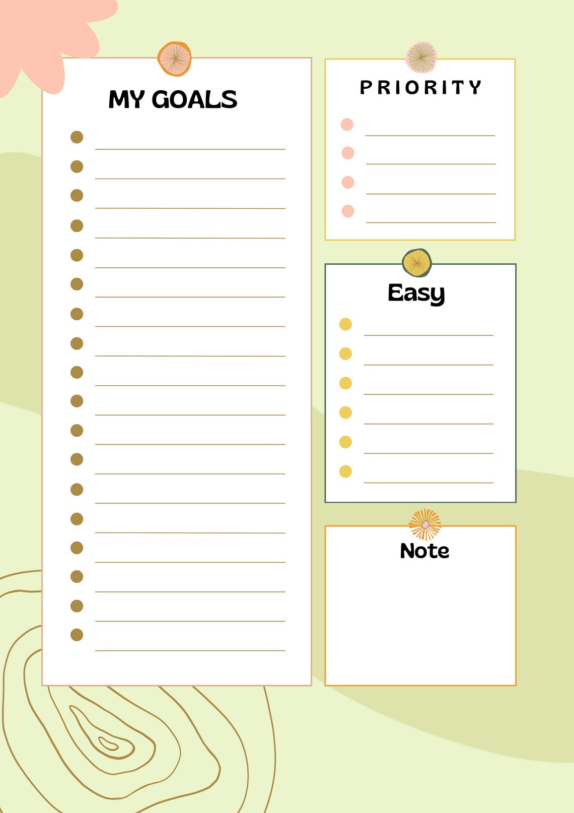 Printable to Do List | Daily, To-do Pdf Planner Checklist | A4 and Us ...