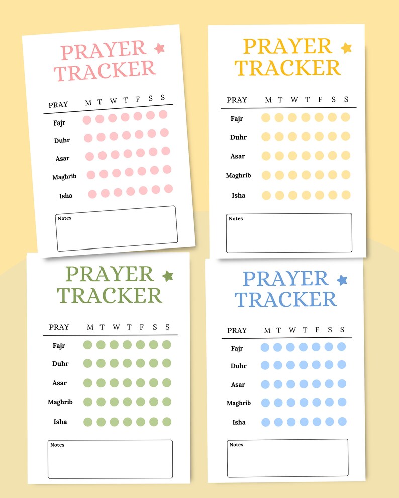 Prayer Journal Printable Template, Cute Daily Prayer Printable Planner ...
