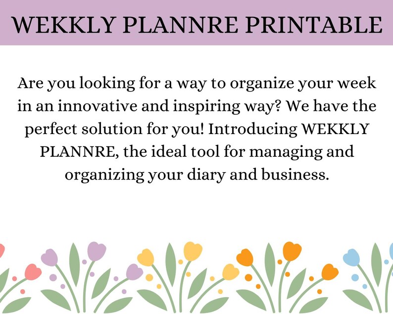 Weekly Planner, Printable PACK! Planner Insert Sets, to Do List ...