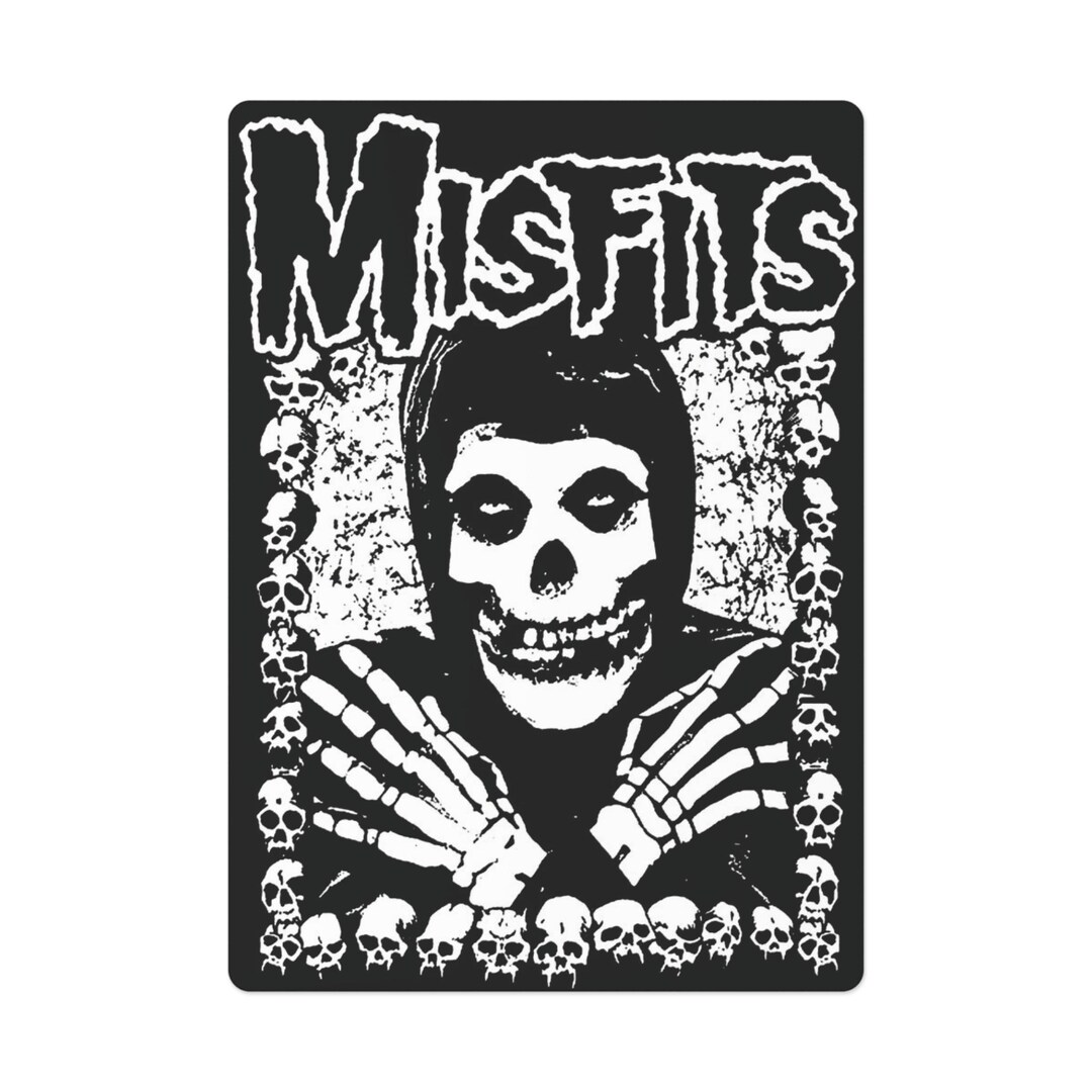 Misfits Poker Cards - Crimson Ghost Playing Deck for Punk Rock Fans - Etsy