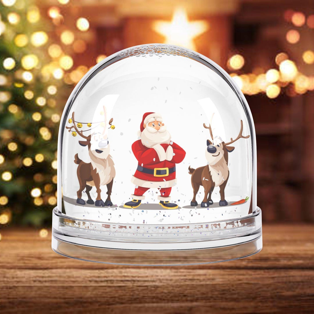Snow Globe, Christmas Snow Globe, Holiday Decor, Winter Ornament ...