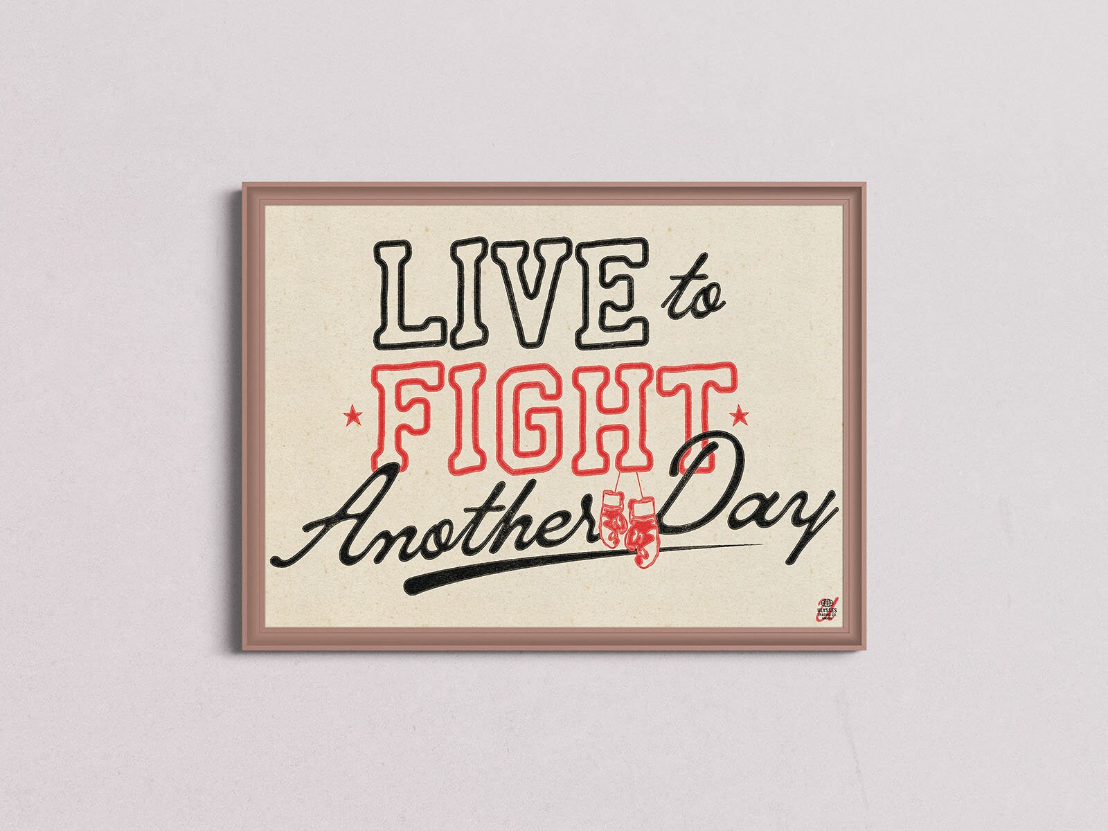 Fight Another Day Poster: Retro Boxing Motivational Print - Etsy