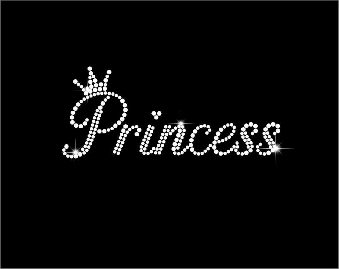 Princess Rhinestone SVG Template: Rhinestone Pattern (digital Download ...