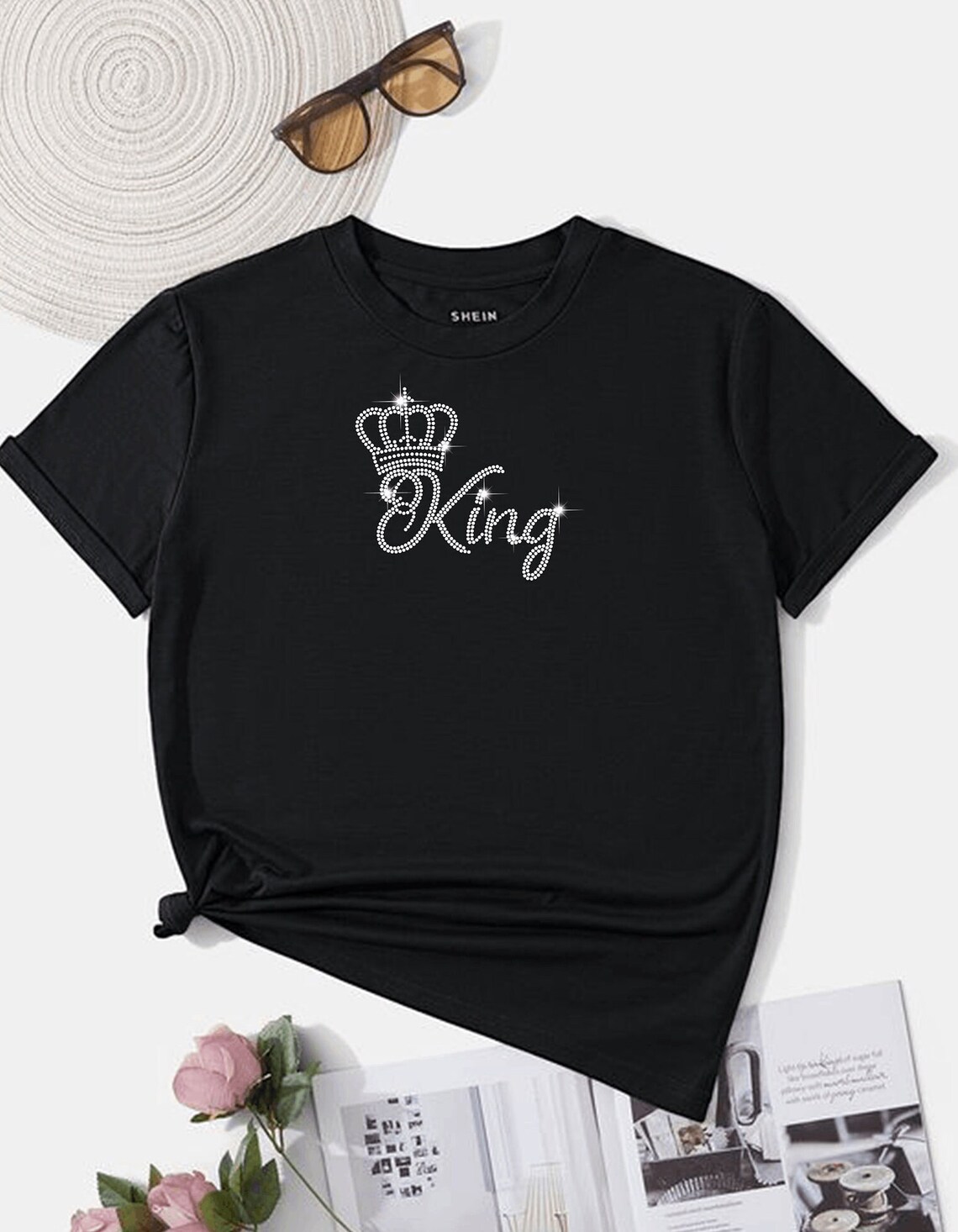 King Crown Rhinestone Template, Ss10 King Pattern,stone Design Crown ...