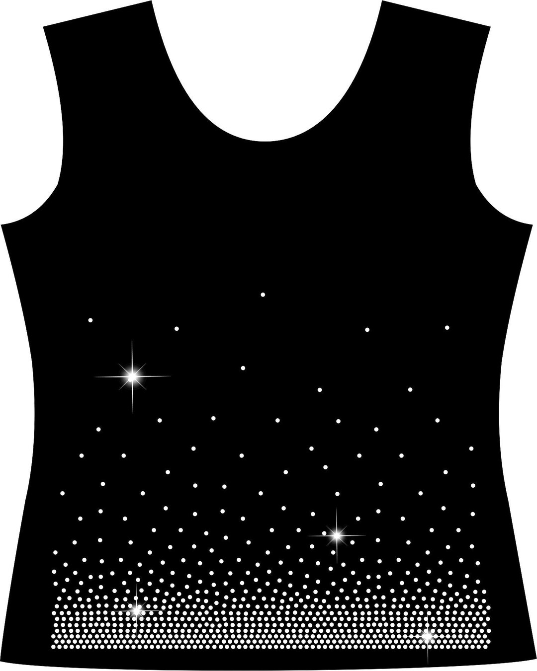 Rhinestone Scattered Pattern Template, SVG, Cricut (digital Download ...