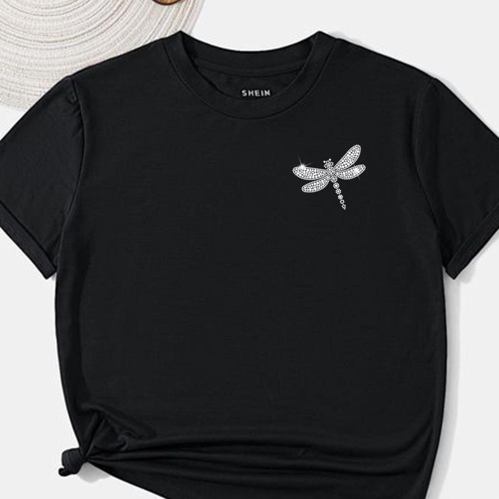 Digital Dragonfly Rhinestone Template | DIY Crystal Bling Design ...