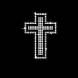 Cross Rhinestone Jesus Desing, Rhinestone Template for Shirt ,PNG ,SVG ...