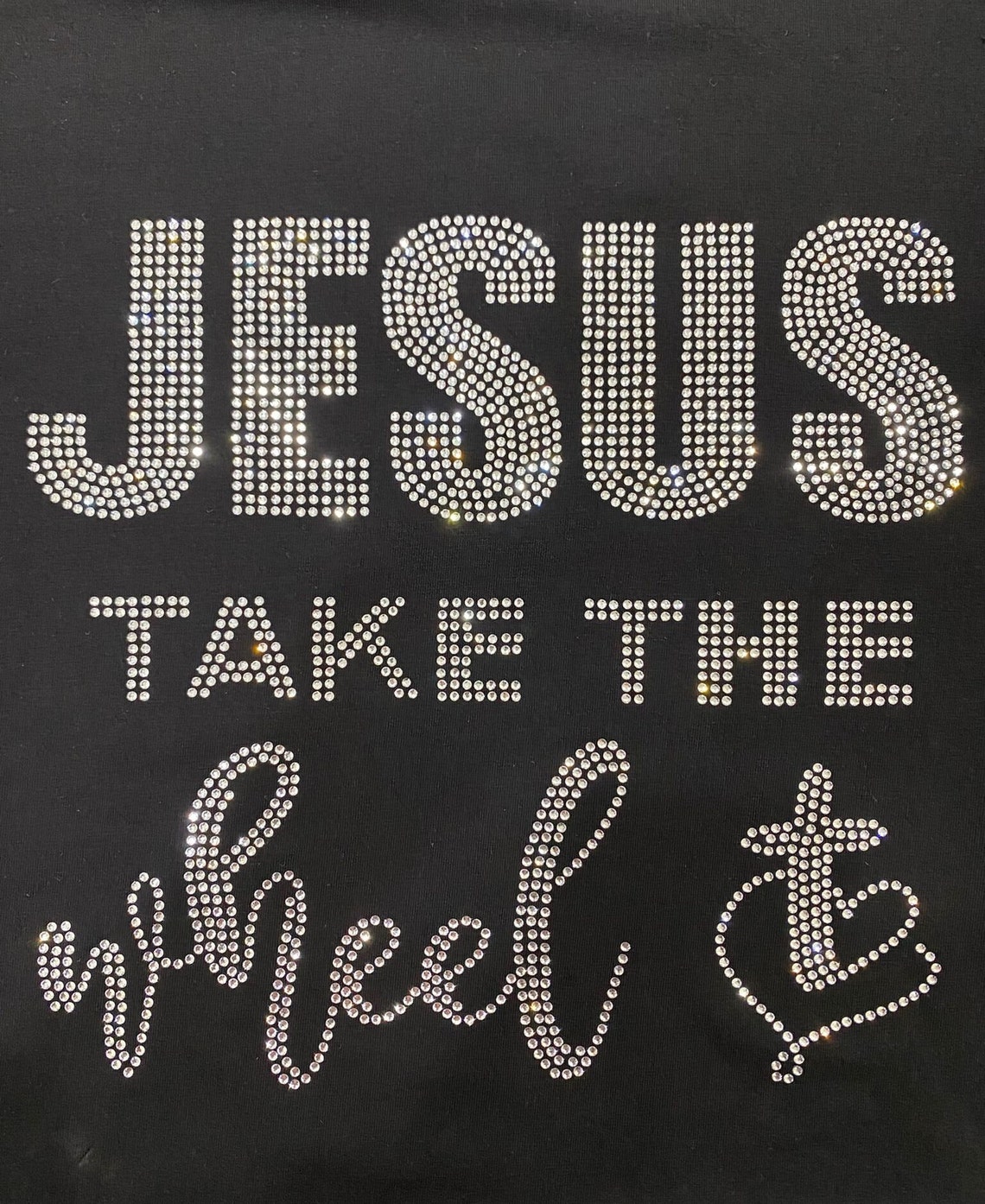 Jesus Take the Wheel Rhinestone Template: SVG, PNG, PDF (digital ...