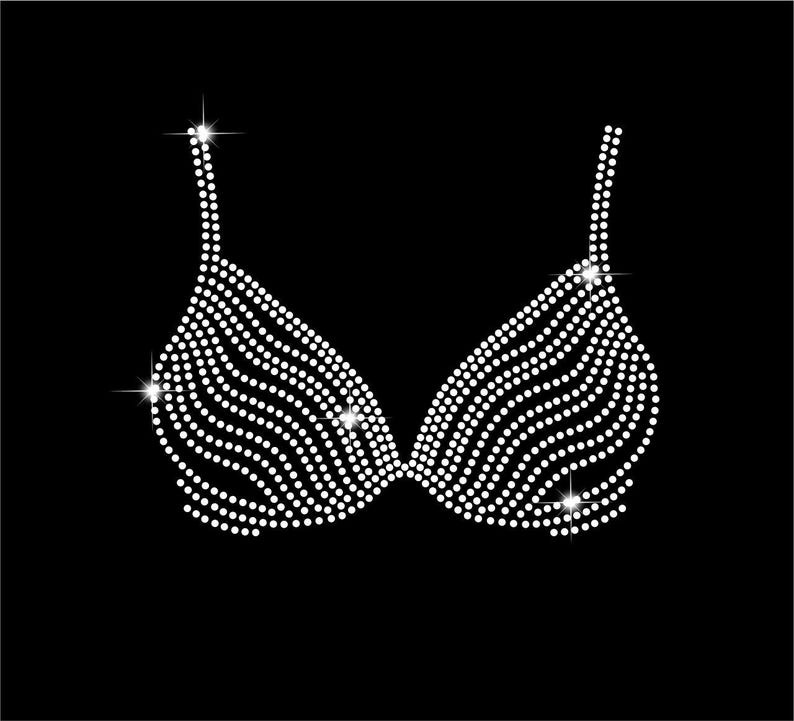 Rhinestone Bra Template: SS16 Bustier Design (digital Download) - Etsy