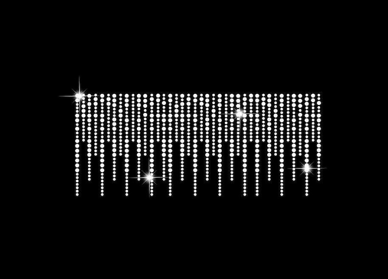 Rhinestone Template, Ss6, Ss10 SVG, PNG, Digital Various Strips,digital ...