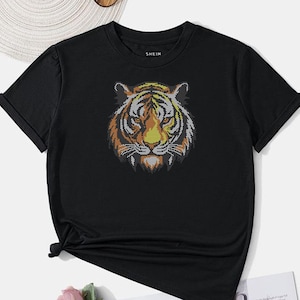 Tiger Rhinestone Template,tiger Svg Pattern,svg ,tiger Design ...